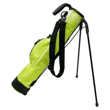 CaddyDaddy Golf Ranger Carry Sunday Range Travel Bag, Black/Silver ...