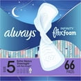 Always Infinity Size 5 Extra Heavy Overnight Feminine Pads with Wings ...