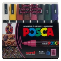 Uni POSCA PC-5M Paint Markers, Medium Tip (1.8-2.5mm), Warm Tones, 8 ...