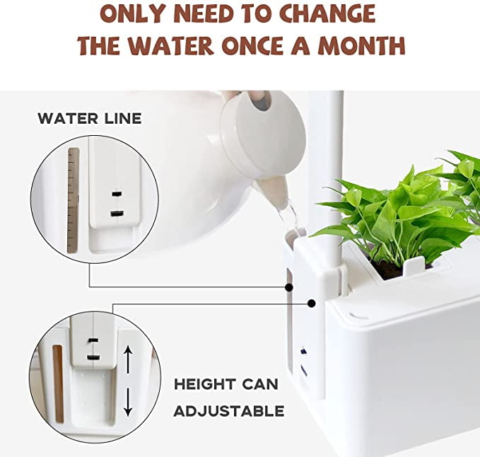 Buy COLMO Indoor Herb Garden Kit with LED Spectrum Hydroponics Growing ...