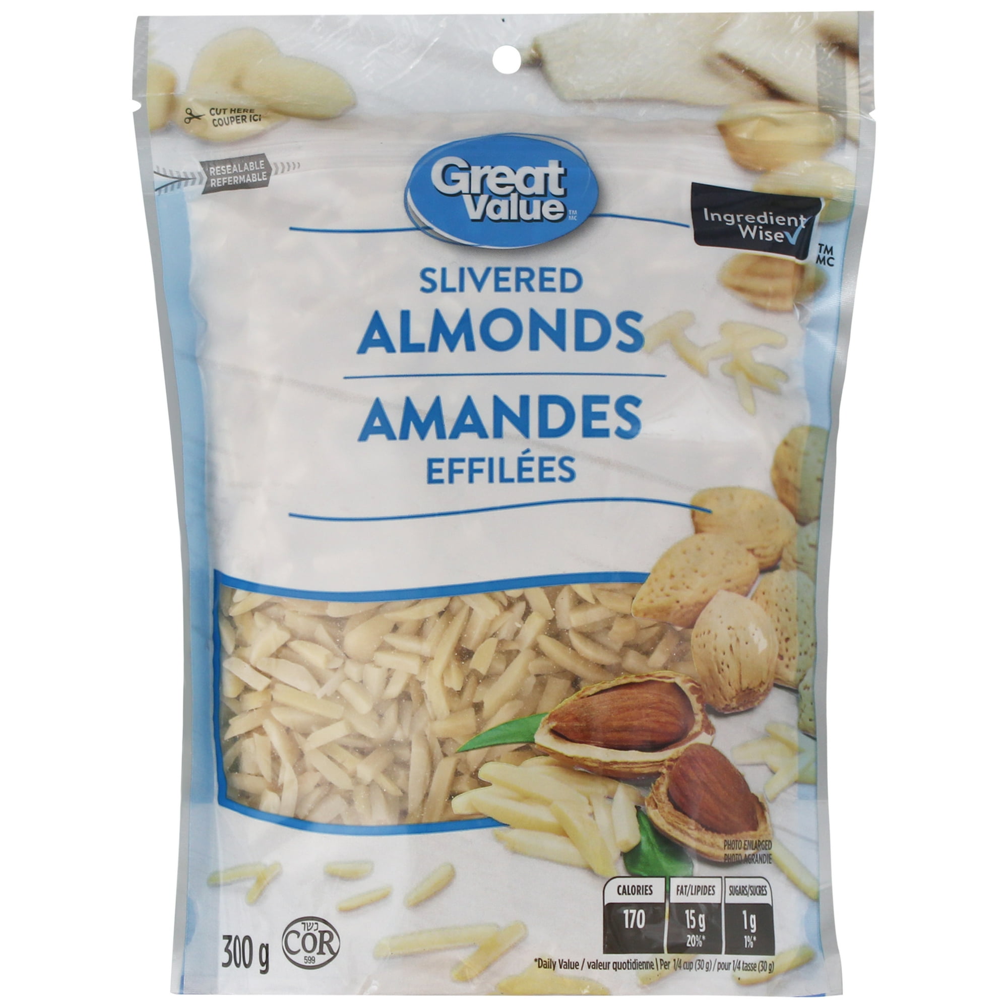 Click here for Great Value Slivered Almonds 300 G prices