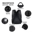 3-Pcs Bookbag Set, 3D Action Shooter Game Pattern Backpack for Gamer ...