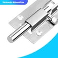 2 Pack Slide Lock, 3 Inch Barrel Bolt Latch, Door Latch Lock with 12 ...