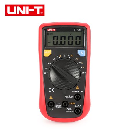 UNI-T UT136B Mini Digital Multimeter 4000 Counts Auto/Manual Range AC ...