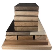 1 3/8" Wide Oak Overlap Transition Strip with 1/4" High Overlap (3 FT ...