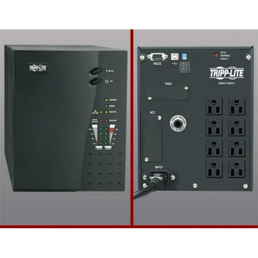 Tripp Lite SMART500RT1U 6-Outlet 500VA Rack/Tower AVR UPS System ...
