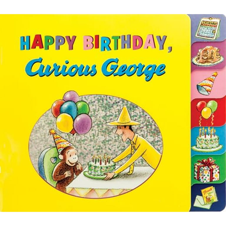 Curious George Birthday Card
