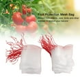 100pcs Plant Fruit Protection Bags Drawstring Mesh Bag Against Insect ...