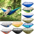 hengsof Camping Hammock with Mosquito Net,1-2 Lightweight Portable ...