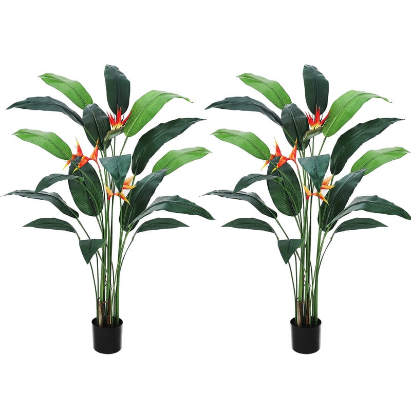 Click here for Tropow Artificial Bird Of Paradise Plant  Faux Pal... prices