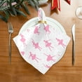 Soft Reusable Satin Table Decorative Napkins, 20x20InX1 PCSTropical ...