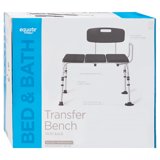 Equate Transfer Bench with Back HSA/FSA Eligible - Walmart.com