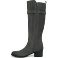 Naturalizer Women's Kenna Knee High Boot Grey Suede Wide Calf 7.5M ...