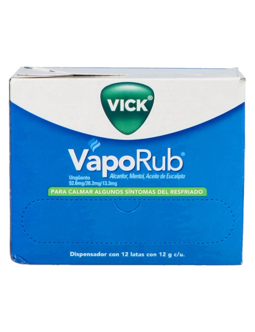 Vick Vaporub Ungüento Caja Con 12 Latas Con 12 g | Bodega Aurrera en línea