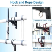chengsi 2 Rack Side-Mount Trailer Ladder Rack: 300 lbs Capacity, Easy ...