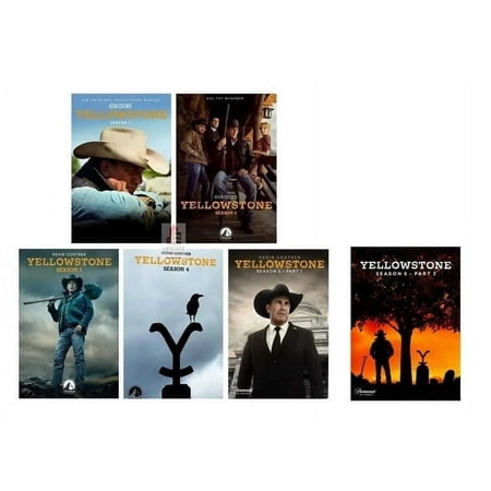 Yellowstone Complete Series Season 1-2-3-4-5 (part 1&2) DVD, English ...