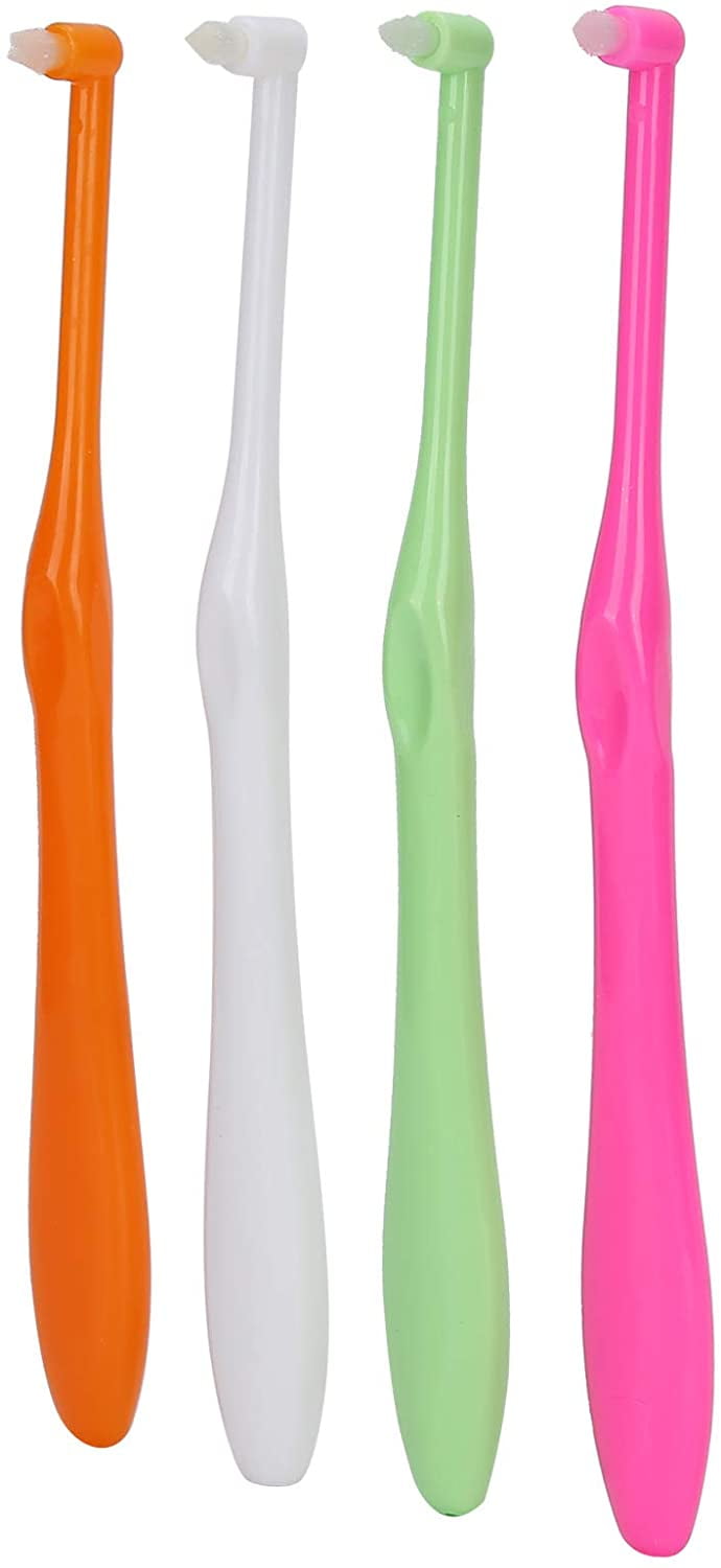 Orthodontic Dental Toothbrush, 4pcs Orthodontic Braces & Bridges Dental ...