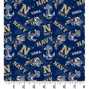 United States Military US Navy Cotton Fabric with Dog Tags and Digi ...