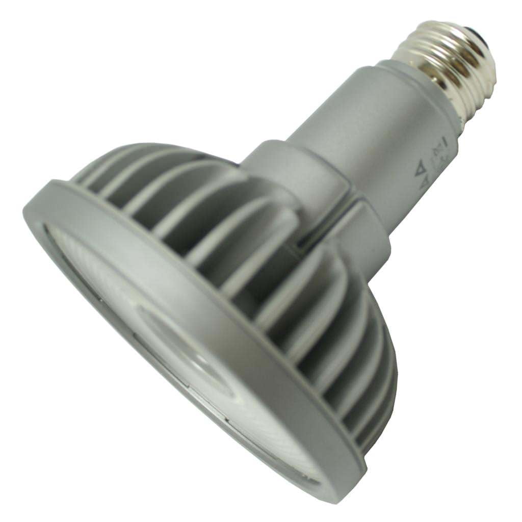 par30 long neck led 18.5w 120w equal, dimmable 36 deg. flood, 2700k ...