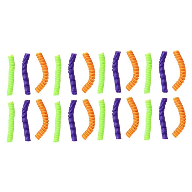 24 Mini Pencil Coil Wraps - Sensory Fidget Toy for Students, Adults and ...