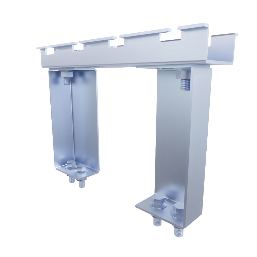 NavePoint Wire Mesh Cable Tray Floor Stand 8in Wide - Walmart.com