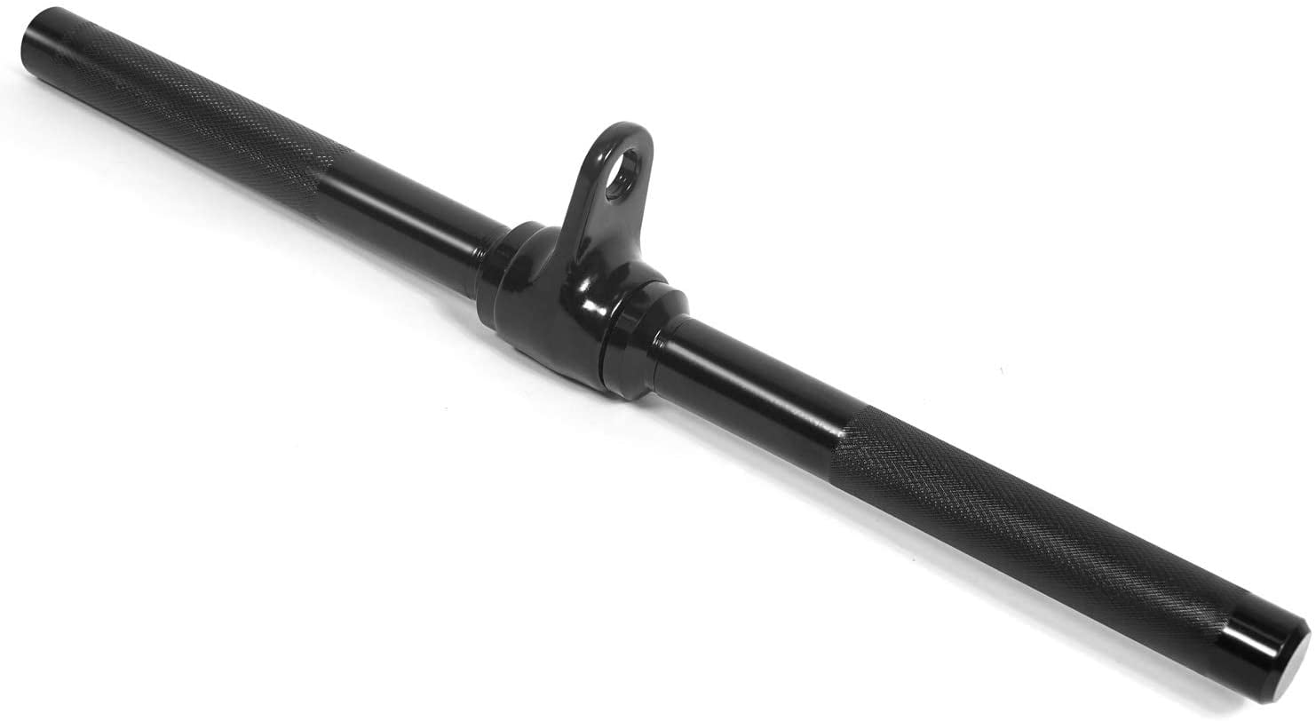 Yes4All Straight Rotating Bar With Diamond Knurl Handle Cable ...