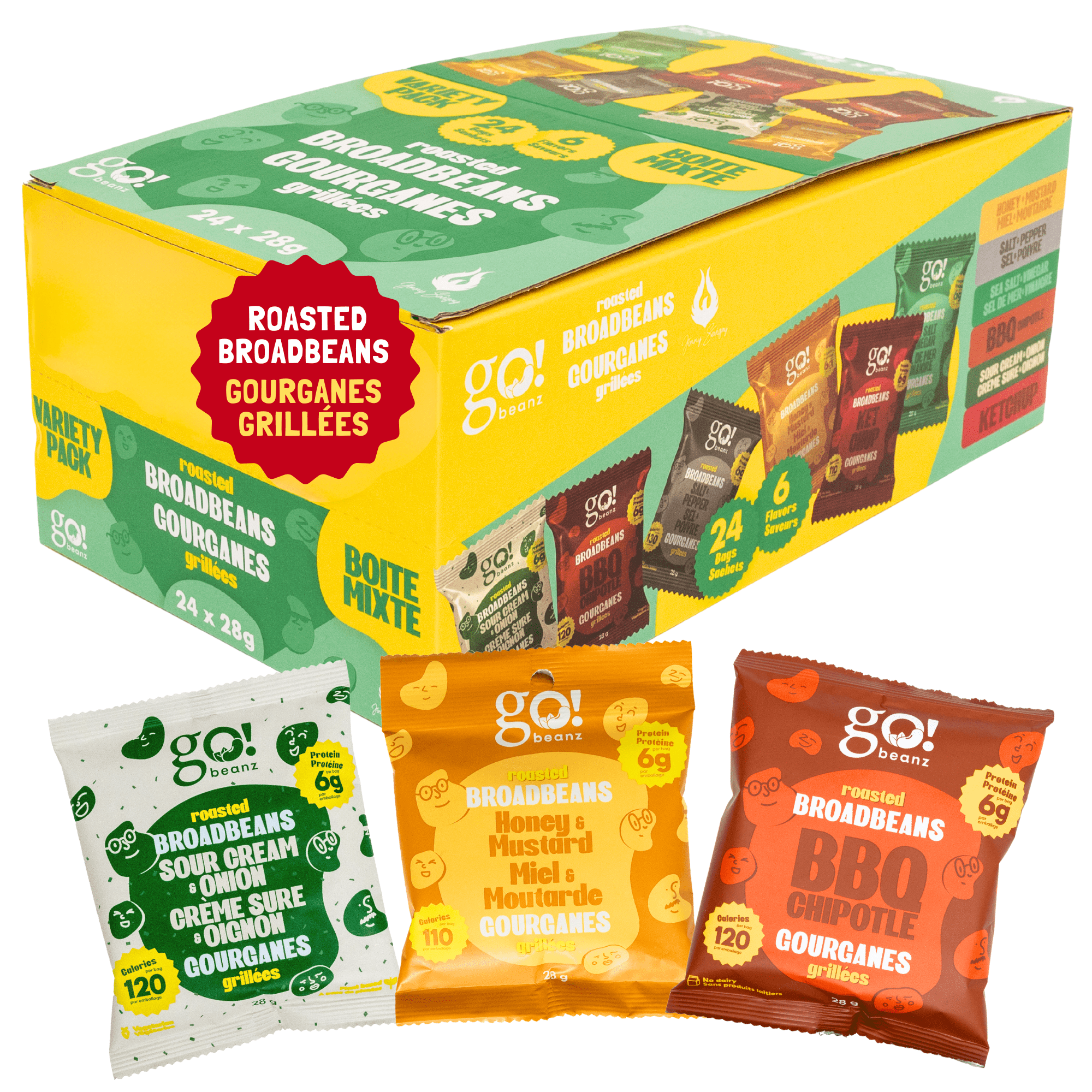 Click here for Jimmy Sevigny Roasted Broad Beans Variety Pack  24... prices