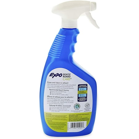Expo Green Whiteboard / Dry Erase Board Liquid Cleaner, Non-Toxic, 22 ...