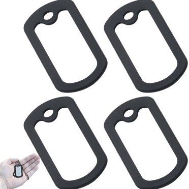 Pack 100 pcs Matte Stainless Steel Military spec Dog Tags by OnDepot ...