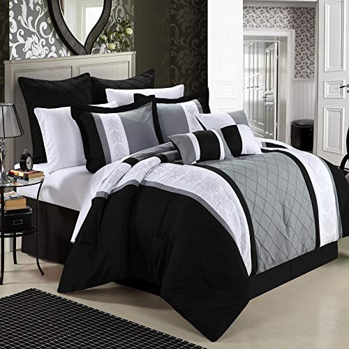 Click here for Chic Home 8-Piece Embroidery Comforter Set  Queen... prices