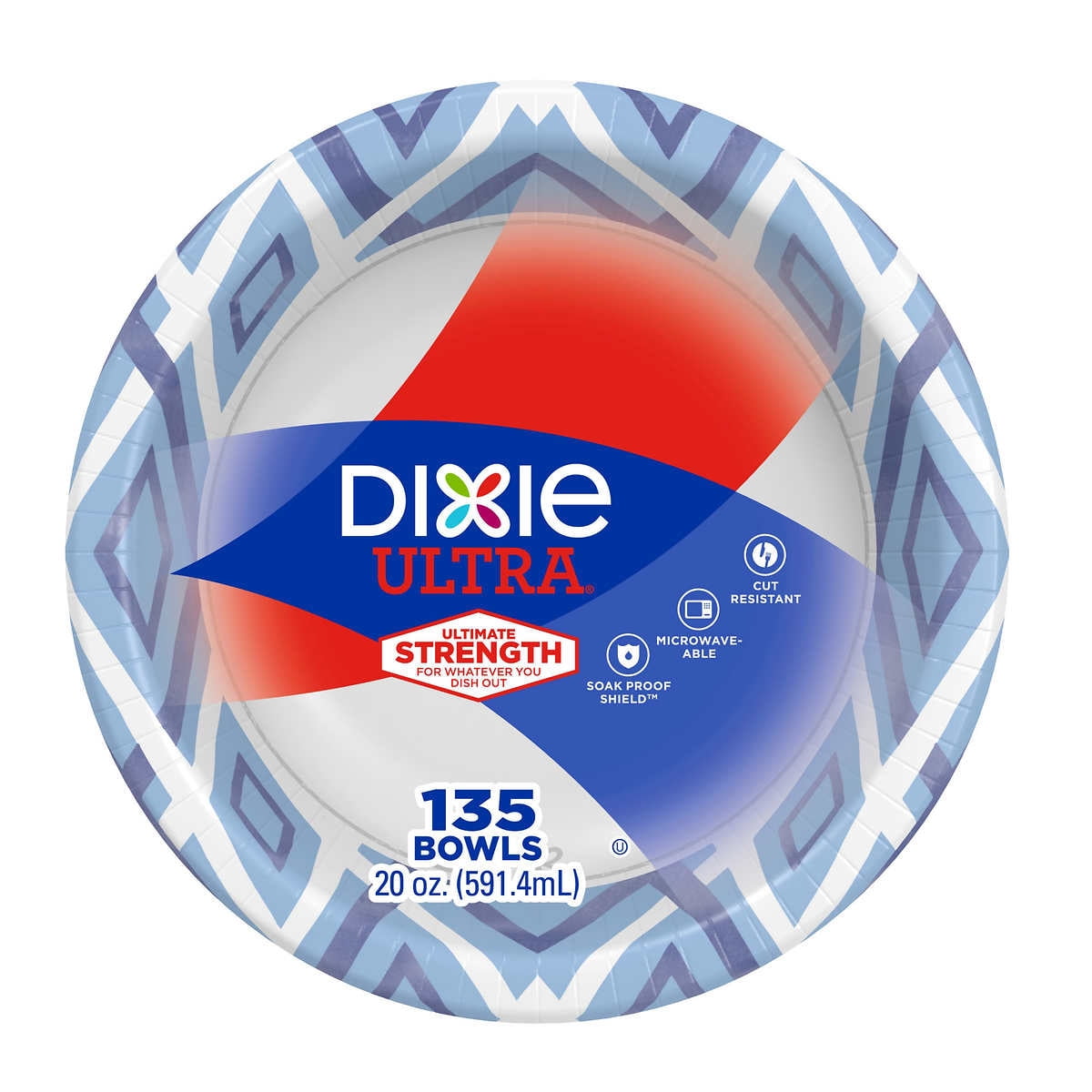 Dixie Ultra 20 oz Paper Bowl, 135-count - Walmart.com