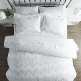 Simply Soft 3 Piece Alps Chevron Pattern Duvet Cover Set - Walmart.com