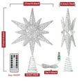 Roylvan USB Powered 60 LED Christmas Tree Topper Star with Remote ...