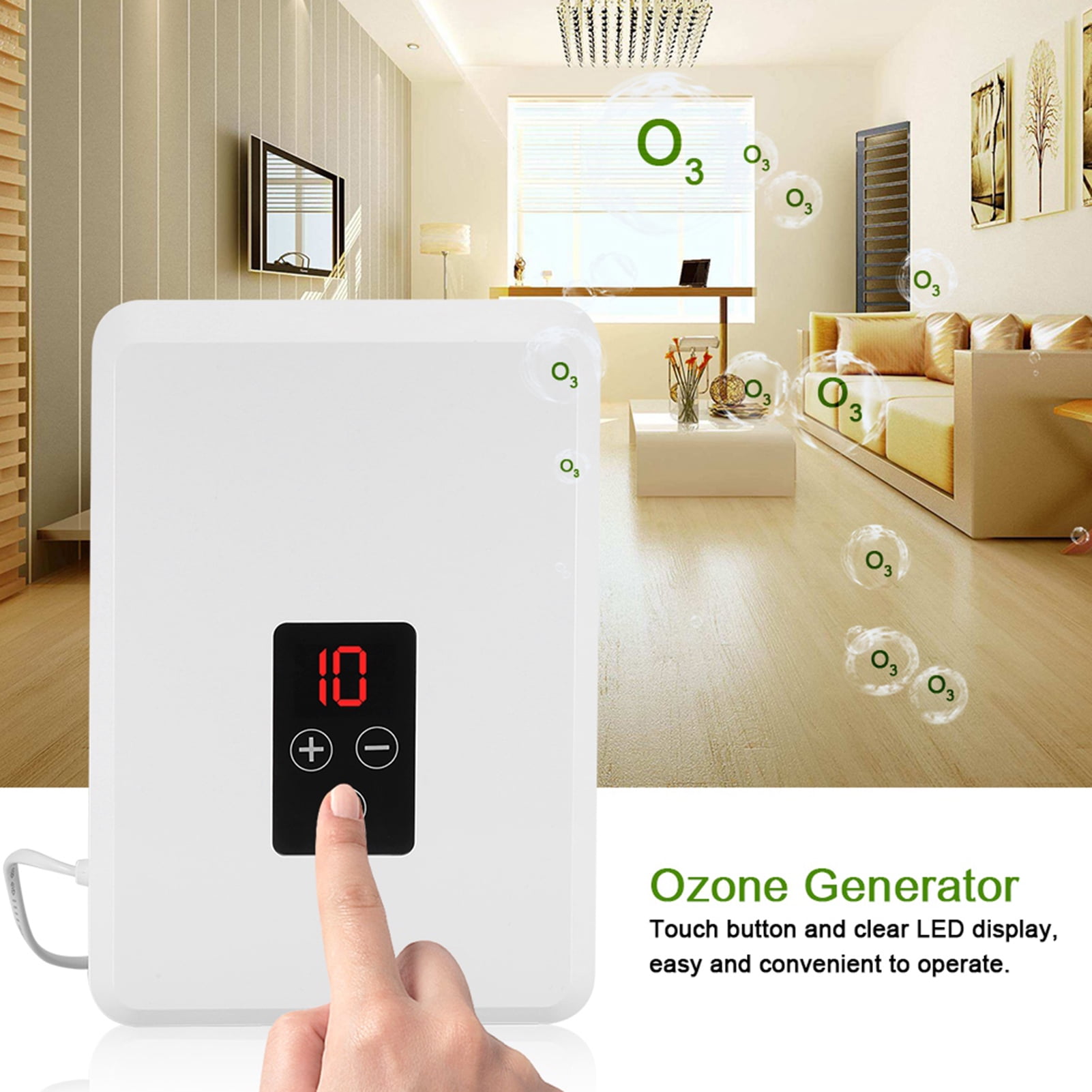 Generador de Ozono ionizador purificador de aire, Ozonizador doméstico ...