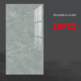 10PCS Self-Adhesive Marble PVC Cladding Wall Panels for Kitchen ...