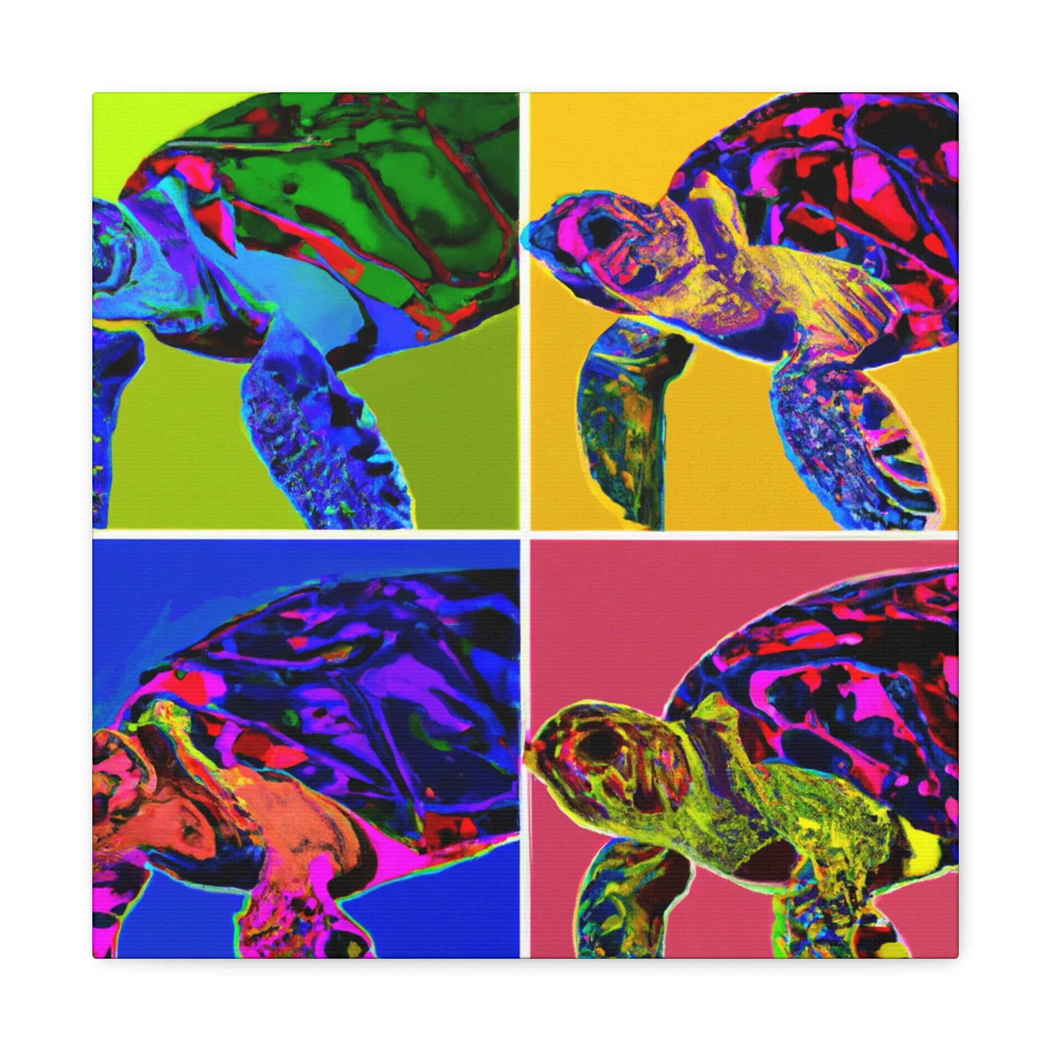 Sea Turtles Pop Art - Canvas - Walmart.com