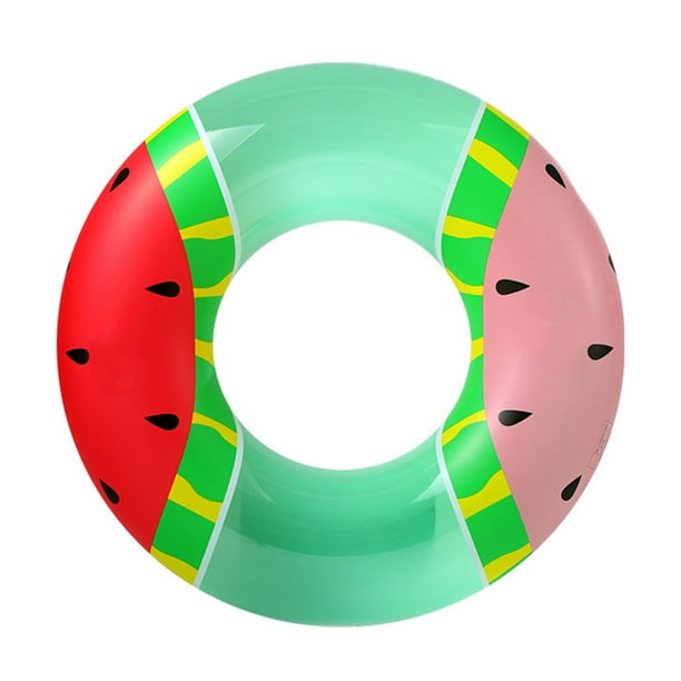 Jasmine Adults Watermelon Swimming Ring with Handle Water Floating ...