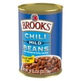 (2 pack) Brooks Chili Beans, Canned Red Beans in Chili Sauce, Mild ...