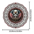 erdimoy 10-inch Patriotic Bald Eagle Wind Spinner, American Flag Cross ...