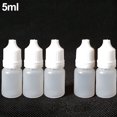 ACDANC 5Pcs 5-100ml Empty Plastic Squeezable Dropper Bottles Eye Liquid ...