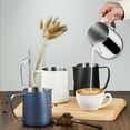 CIYISON Milk Frothing Cup Coffee Pitcher Milk Jugs Pull Flower Cup ...