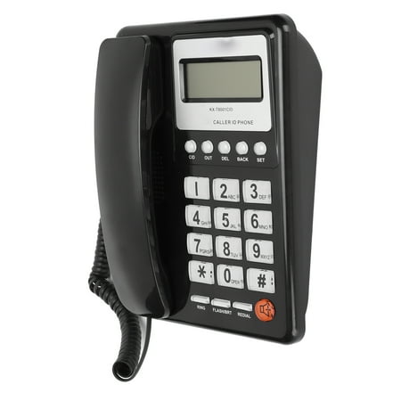 KX-T8001CID, 16 Digits LCD Display Home Corded Telephone Adjustable Volume Corded Telephone Semi ...