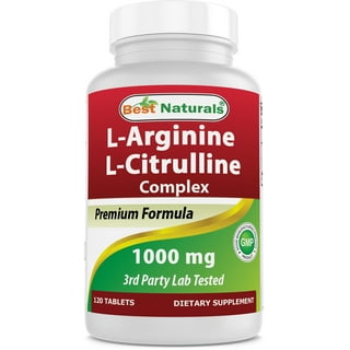 Spring Valley L-Arginine Amino Acid Supplements, 500 mg, 100 Count, 2 ...