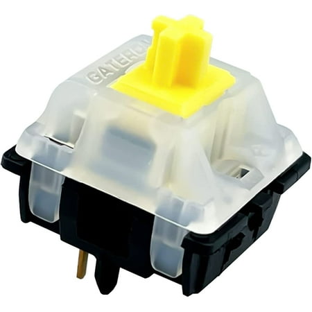 Gateron KS-3X47 Milky Yellow Switches MX 5 pin Switches Suitable for ...