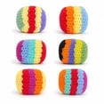 Footbag, Knitted Sports Sandbag, Handcrafted Crocheted Soft Yarn Design ...
