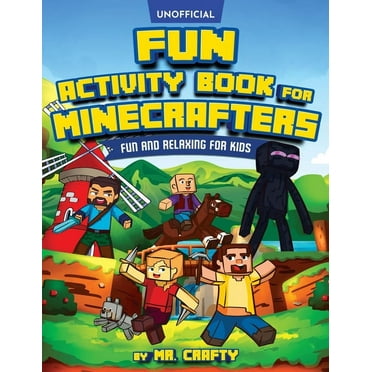 Awesome Minecraft Activity Book: Whimsical Art for Kids, (Paperback ...