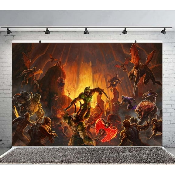 Superhero Avengers Backdrop Banner Party Supplies Poster Movie Theme ...