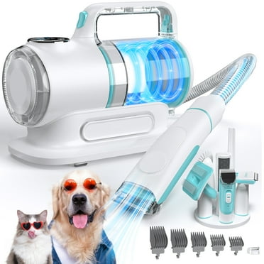 WHALL® Pet Grooming Vacuum, Fur Brush Cleaner & Shedding Remover, 3 ...