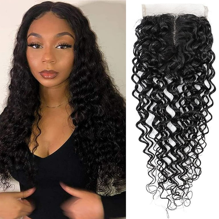 Middle Part Curly Hairstyles For Black Women