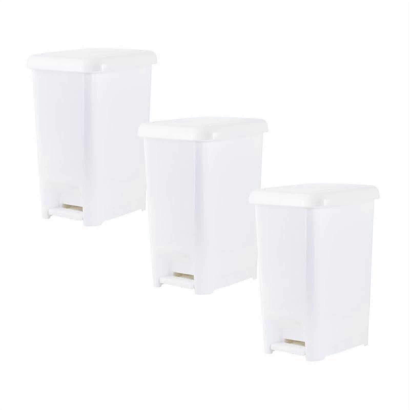 Click here for Ererlou Slim Step On Pedal Plastic Trash Can  Wast... prices